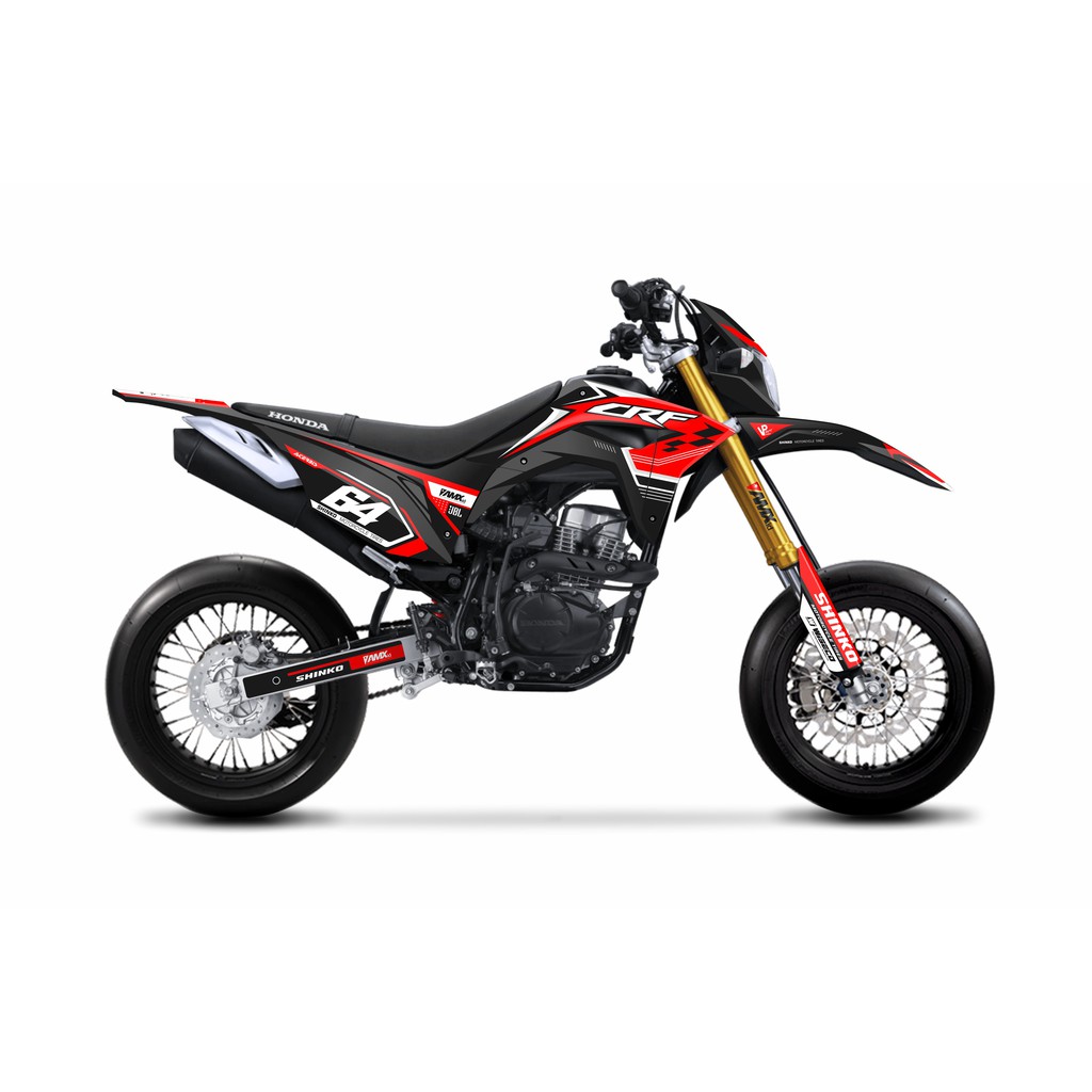 Jual DECAL CRF 150L HITAM MERAH | Shopee Indonesia