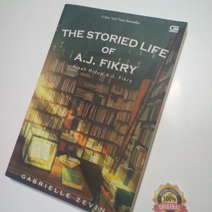Jual original, kisah hidup a.j. fikry by Gabrielle zevin | Shopee Indonesia