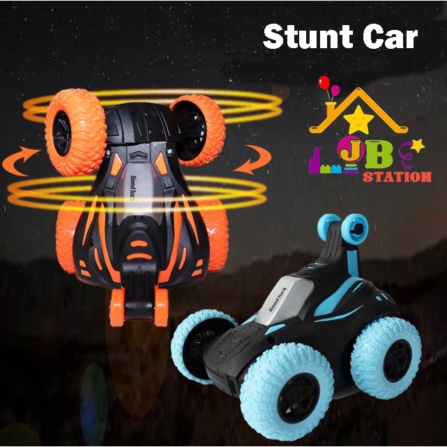 Jual Mainan Mobil Stunt Car Rotasi Otomatis 360 derajat dengan lampu ...