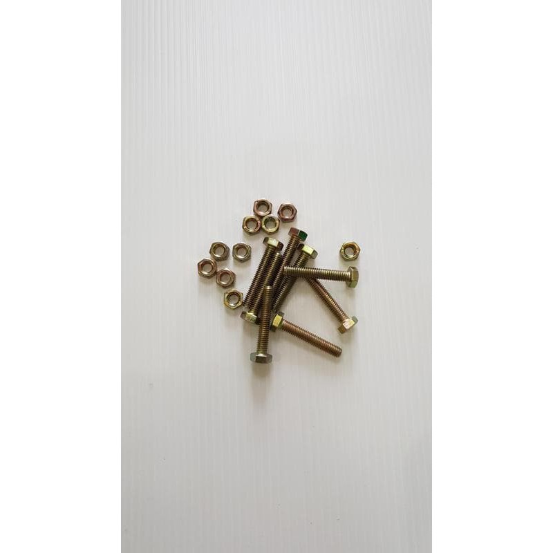 Jual Baut Mur Kuning - BMK M6 x 35 mm | Shopee Indonesia