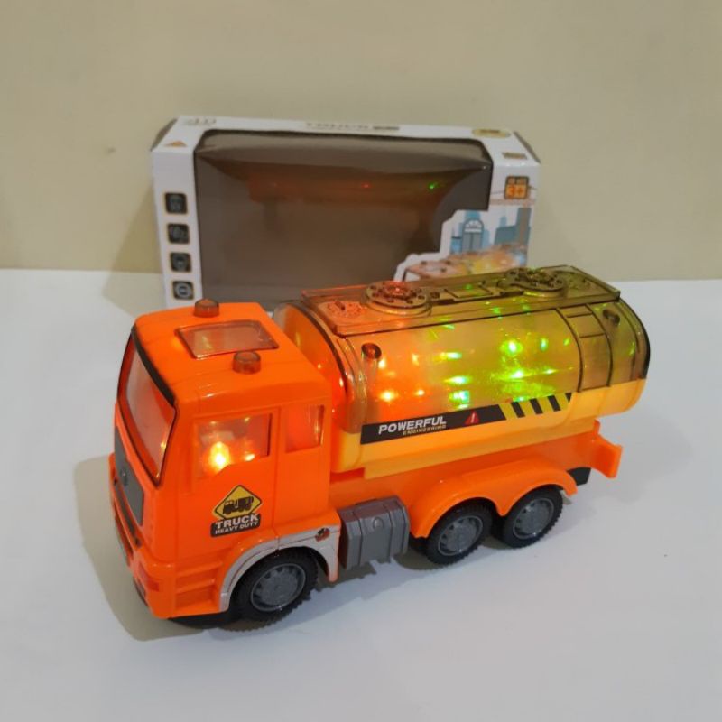 Jual Mainan Truk Tanki Bump & Go Edukatif - Mobil Truck Tangki Baterai ...
