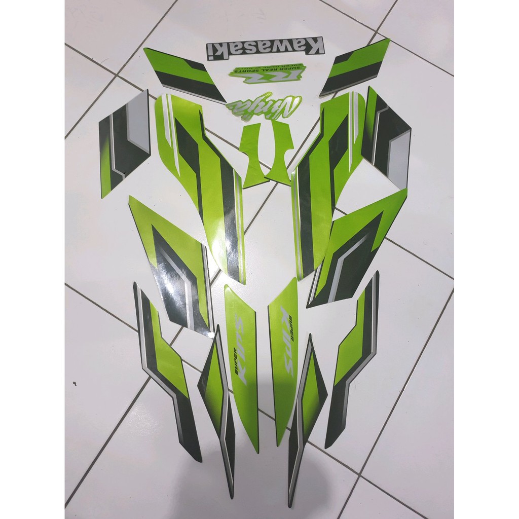 Jual Stok terakhir Striping Lis Sticker Ninja RR KRR Se Hijau 2015 ...