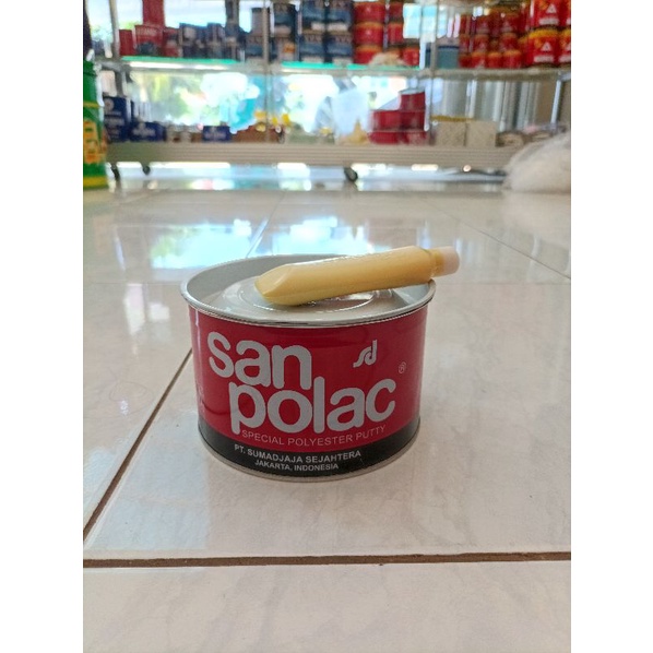 Jual SANPOLAC Dempul Besi 1kg | Shopee Indonesia