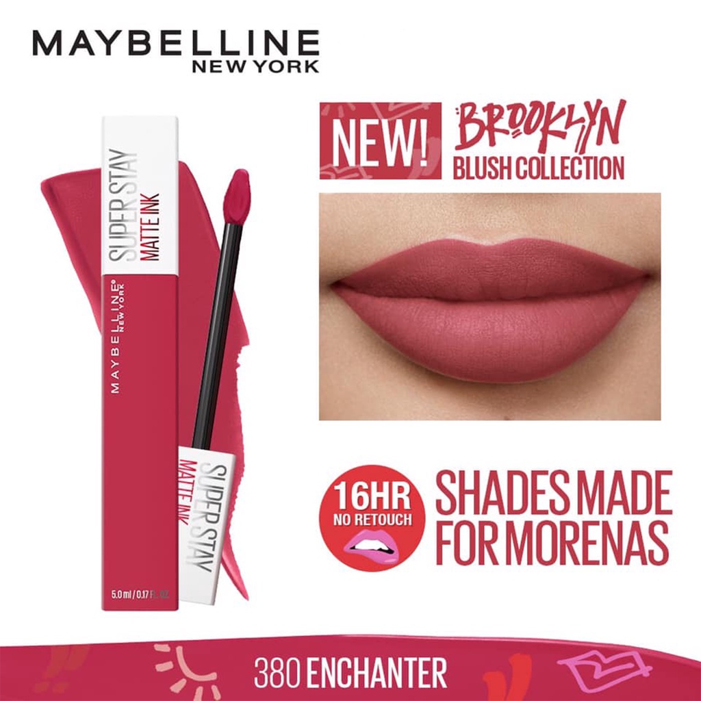 Jual MAYBELLINE SuperStay Matte Ink Liquid Matte Lipstick | Shopee ...