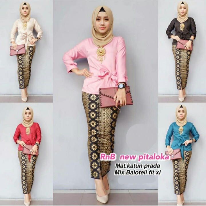 Jual BATIK JAZZ - baju batik wanita rnb new pitaloka set | Shopee Indonesia