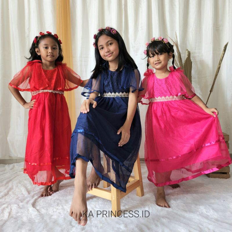 Jual Dress Anak Perempuan 2 tahun 9 tahun 10 tahun Gaun Anak Cewek ...