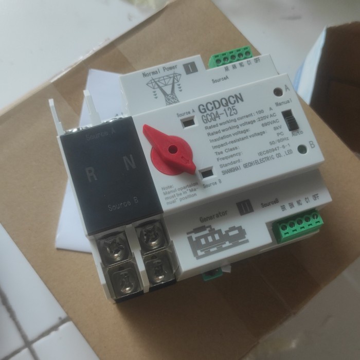 Jual ATS 100A 220VAC Automatic Transfer Switch 100A | Shopee Indonesia