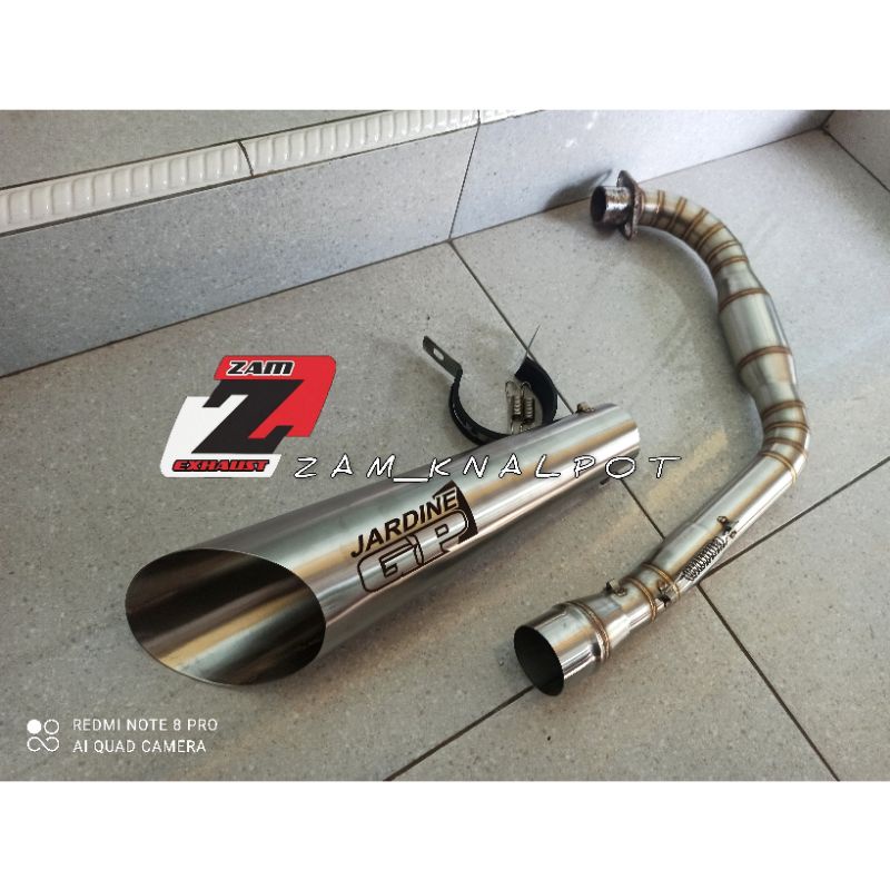 Jual Knalpot Japstyle GP JARDINE 1 Fullsystem Megapro Tiger Scorpio ...