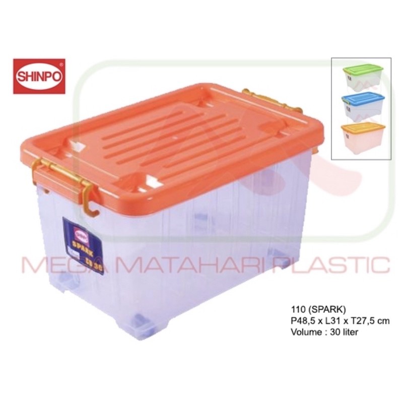 Jual Container Box dengan roda Spark 110 CB30 Shinpo (EKSPEDISI ...