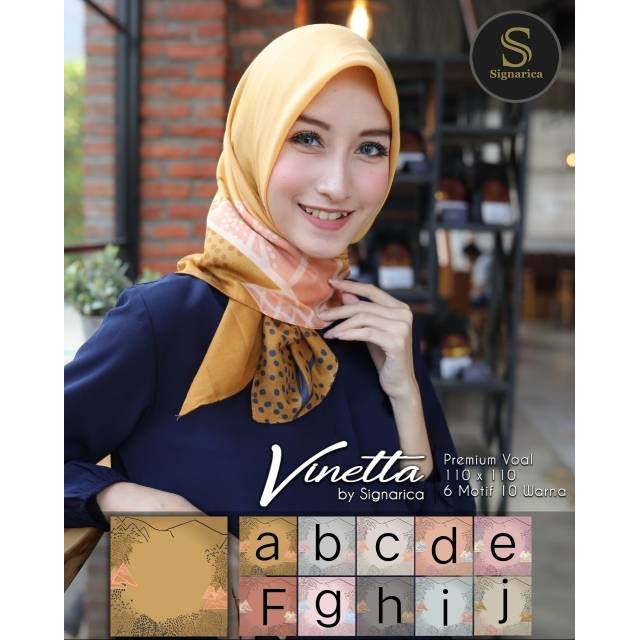 Jual JILBAB SEGIEMPAT VINETTA BY SIGNARICA | Shopee Indonesia