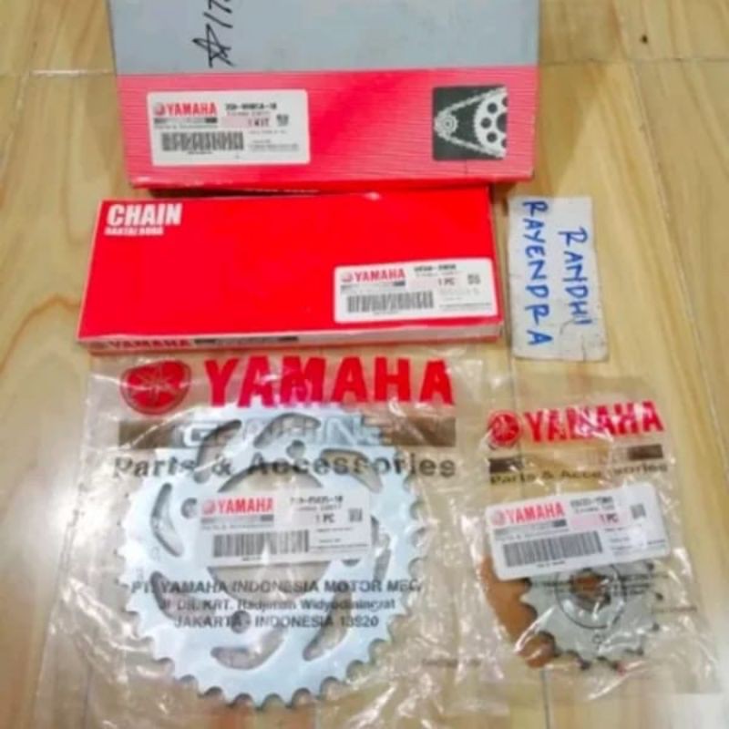 Jual Gear Paket set Yamaha Vega New - R - RR original YGP | Shopee ...