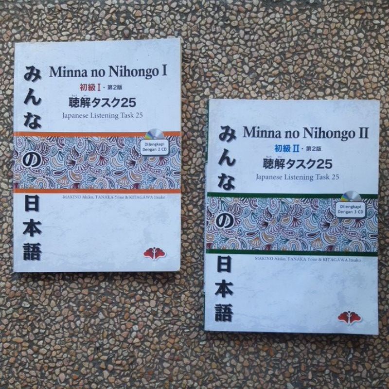 Jual [ ORi ] buku Bahasa Jepang Minna No Nihongo Jilid 1 Jilid 2 ...