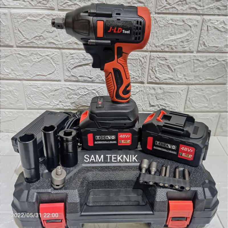 Jual Impact wrench JLD Brushles 88Vf 350nm - impact jld pembuka baut 2 ...