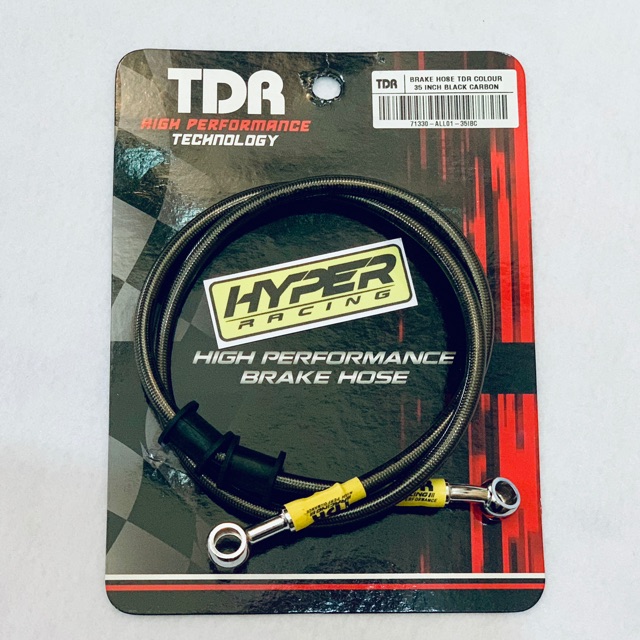 Jual Brake Hose / Selang Rem Depan TDR Racing Black Carbon - 35 inch | Shopee Indonesia