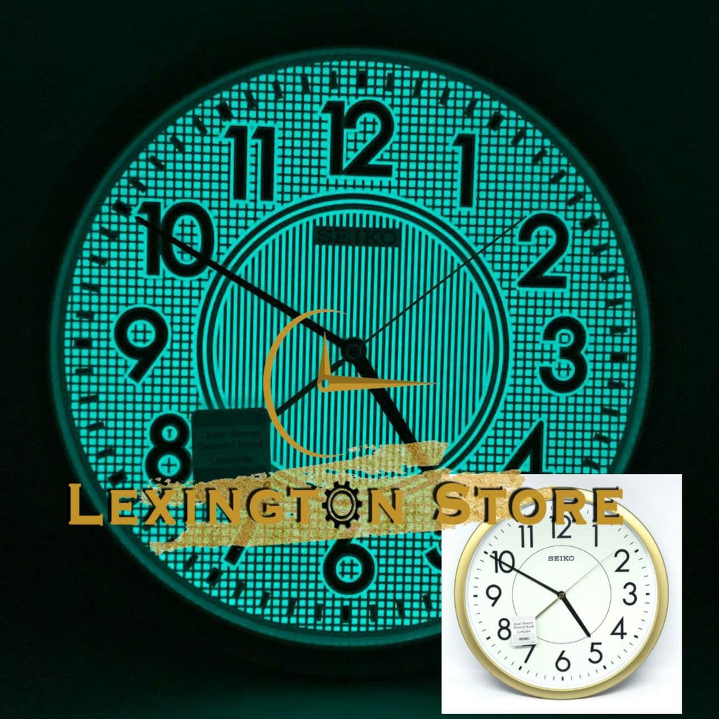 Jual Jam Dinding Original Seiko QXA629 Sweep Movement LumiBrite ...