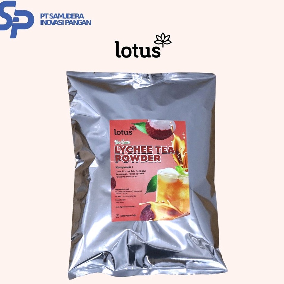 Jual Lotus Lychee Tea Powder - Bubuk Minuman Rasa Lychee Tea / Teh Leci ...