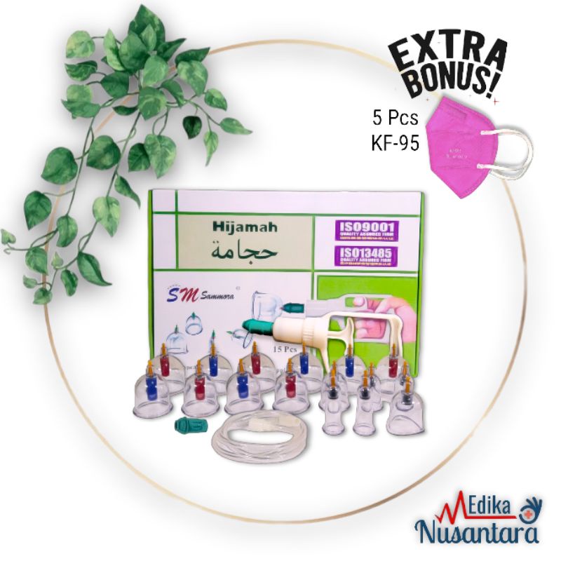 Jual Sammora Alat Terapi Bekam Original isi 15 Kop / Therapy Cupping ...
