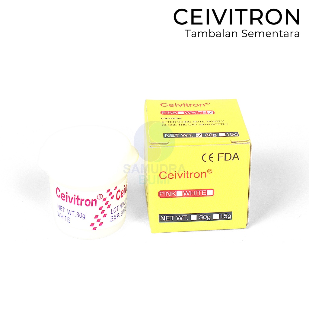 Jual CEIVITRON Dental Temporary Filling Material Bahan Tambal Gigi ...