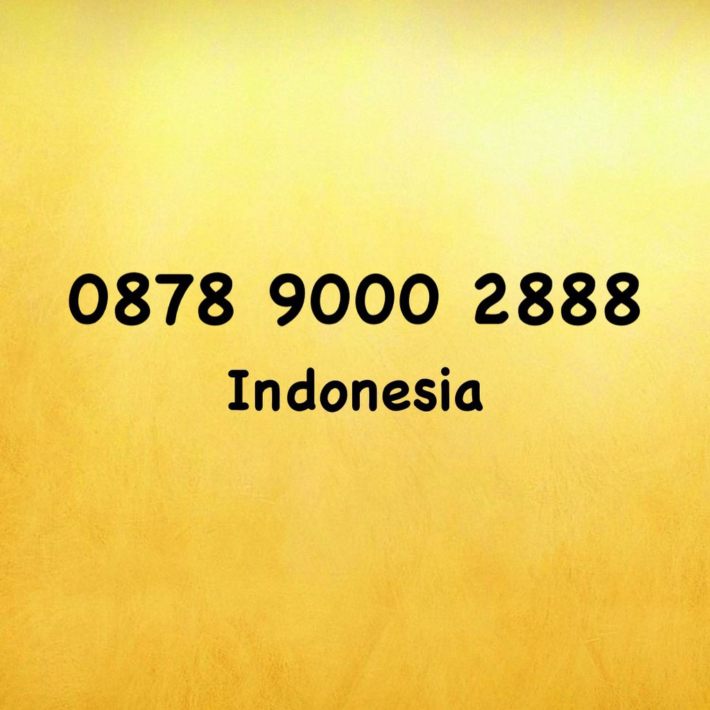 Jual Nomor Cantik XL Bebas Triple A - 888 - 000 - 288 - 28 - 0878 9000 2888 | Shopee Indonesia