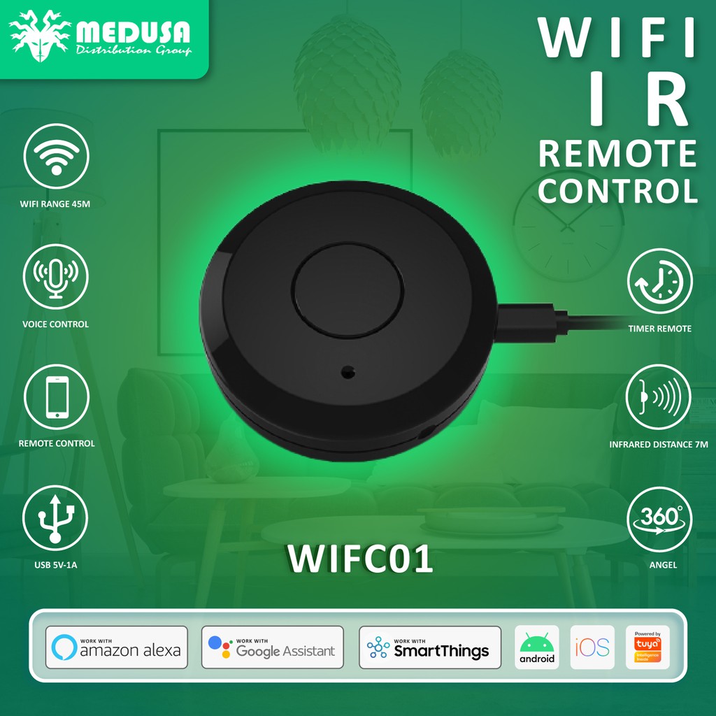 Jual Smart Home Medusa WIFC01 Wifi IR Remote Control | Shopee Indonesia