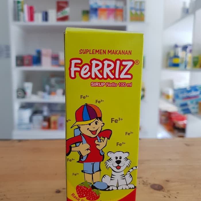 Jual Ferriz syrup 100 ml vitamin zat besi syrup | Shopee Indonesia