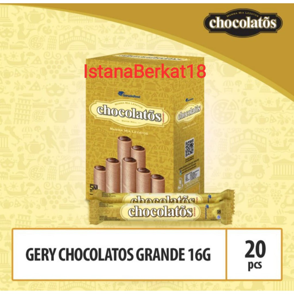 Jual chocolatos grande 1 dus box pak ukuran BESAR / gery chocolatos ...