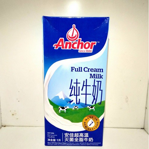Jual ANCHOR UHT FRESH MILK 1LT TTA | Shopee Indonesia