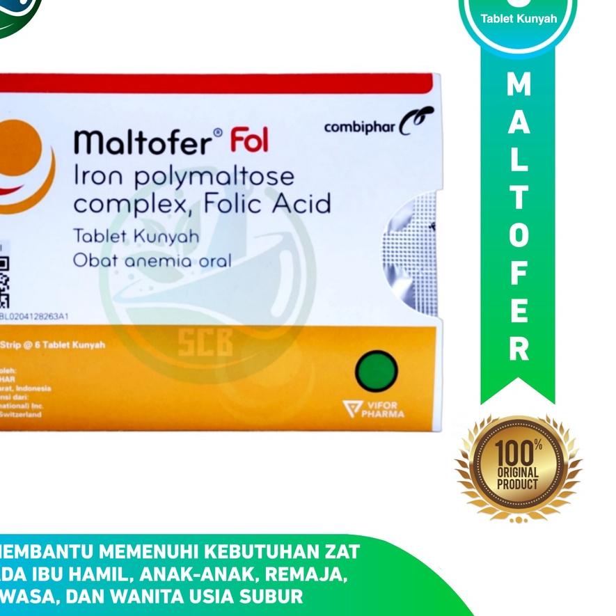 Jual Update - Maltofer Tablet Kunyah Per Strip - Kekurangan Zat Besi ...