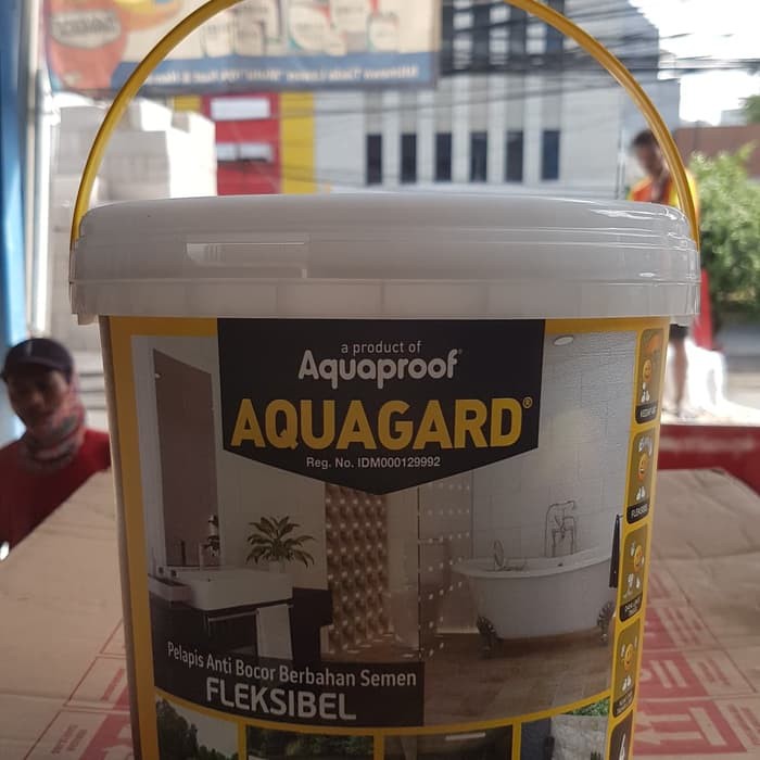 Jual aquagard 4kg waterproofing anti bocor 2komponen dak kolam dr ...