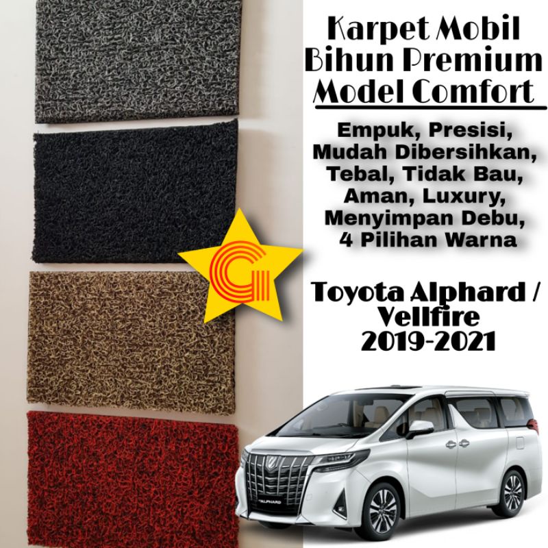 Jual Karpet Toyota Alphard / Vellfire 2019-2022 Bihun Premium Fullset H+K | Shopee Indonesia