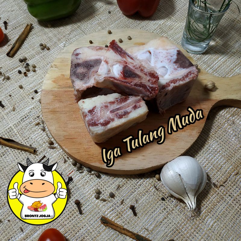 Jual Iga Tulang Muda 500gr Daging Sapi Import Brontz Jogja Shopee