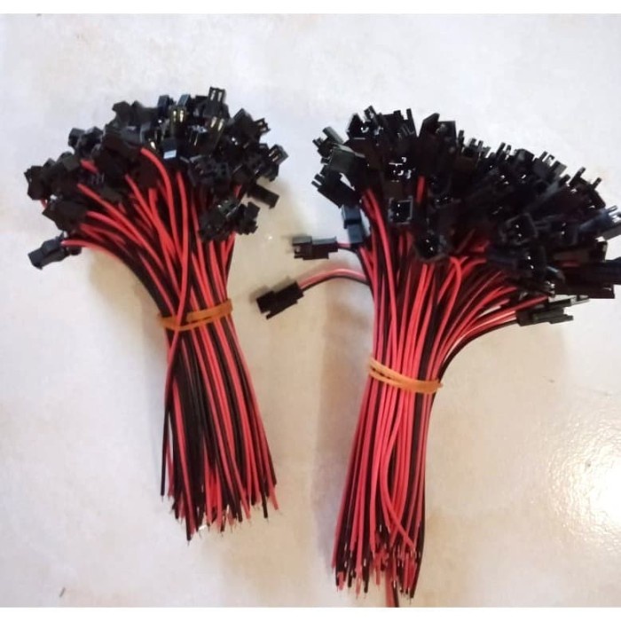 Jual ECER (20 SET) Kabel Konektor 2 Pin SM Connector Cable 2pin Male ...