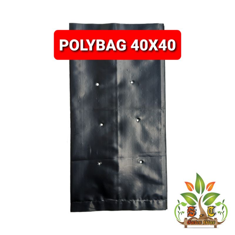 Jual PLASTIK POLYBAG 40X40 CM ECERAN PER LEMBAR | POLIBAG TANAMAN ...