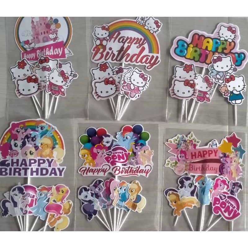 Jual topper kuda pony , toper hello Kitty | Shopee Indonesia