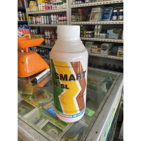 Jual Herbisida SMART 486SL 1 Liter Racun Rumput Glifosat Sistemik ...