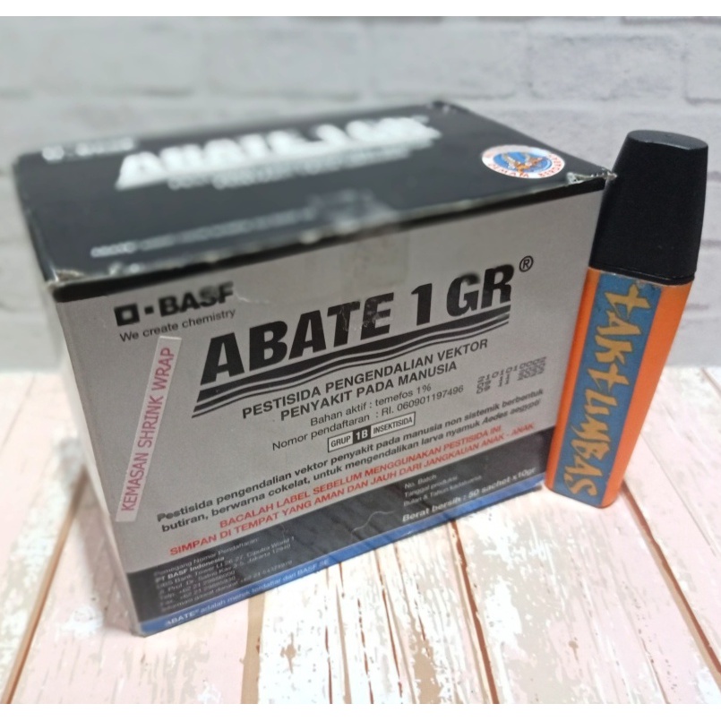 Jual Abate 1 GR 1GR 1 kotak 50 Sachet @ 10 gram Basmi Jentik Nyamuk DBD ...
