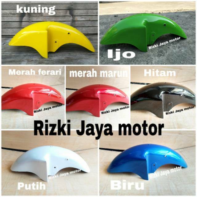 Jual Spakbor slebor depan NINJA R NINJA SS Hitam merah biru putih hijau ...