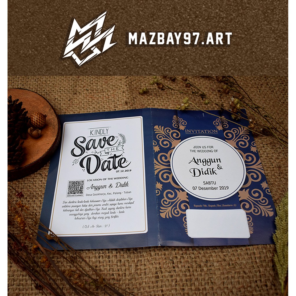 Jual Undangan Custome (Pernikahan, Khitanan, Event dll) | Shopee Indonesia