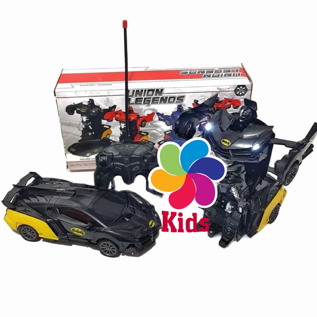 Jual MOBIL RC BATMAN TRANSFORMING ROBOT - MOBIL REMOTE CONTROL - MAINAN ...