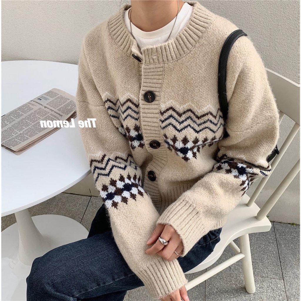 Jual ZIGZAG CARDI KOREAN CARDIGAN RAJUT SWEATHER KOREA SWEATER WANITA BAHAN RAJUT PREMIUM ...