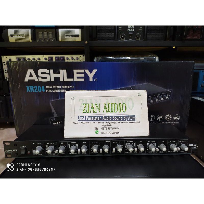 Jual Crossover Aktif Ashley XR-204 Komponen MACRO Redy stok | Shopee ...