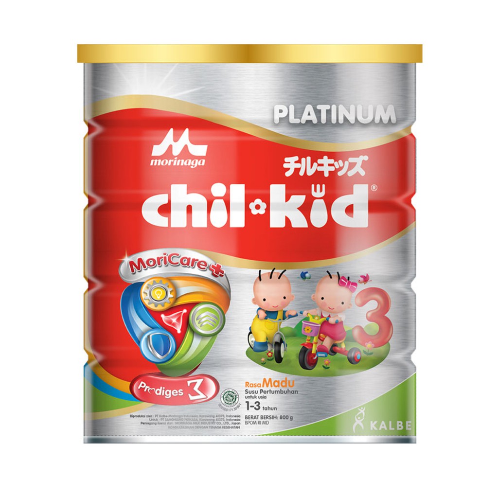Jual Morinaga Chil Kid Platinum 3 Madu 800gr - Susu Pertumbuhan Tahap 3 ...