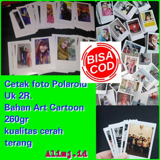 Jual Cetak Polaroid uk 2R (Tanpa Pre Order YA) Min 25 dan klipatan 25 ...