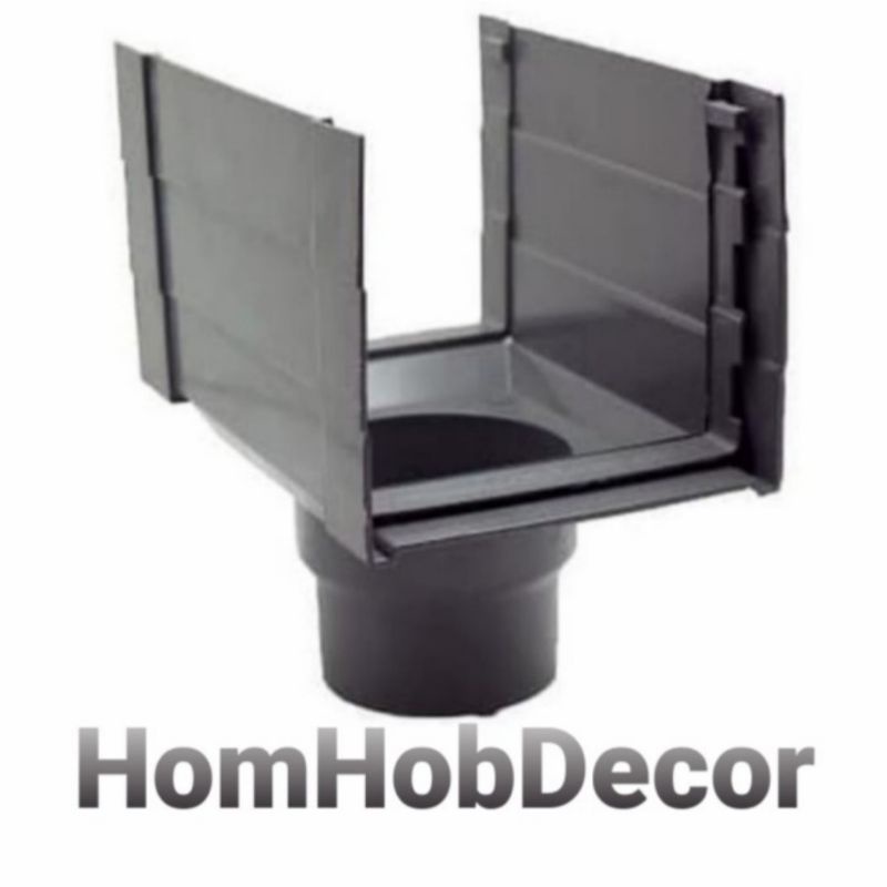 Jual Corong Talang Kotak PVC U Abu-abu 4" | Shopee Indonesia