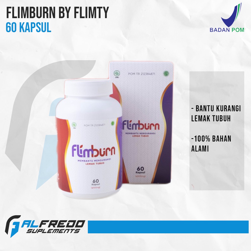 Jual Flimburn by Flimty 1 Botol Isi 60 Kapsul Fat Burner Alami Pembakar ...