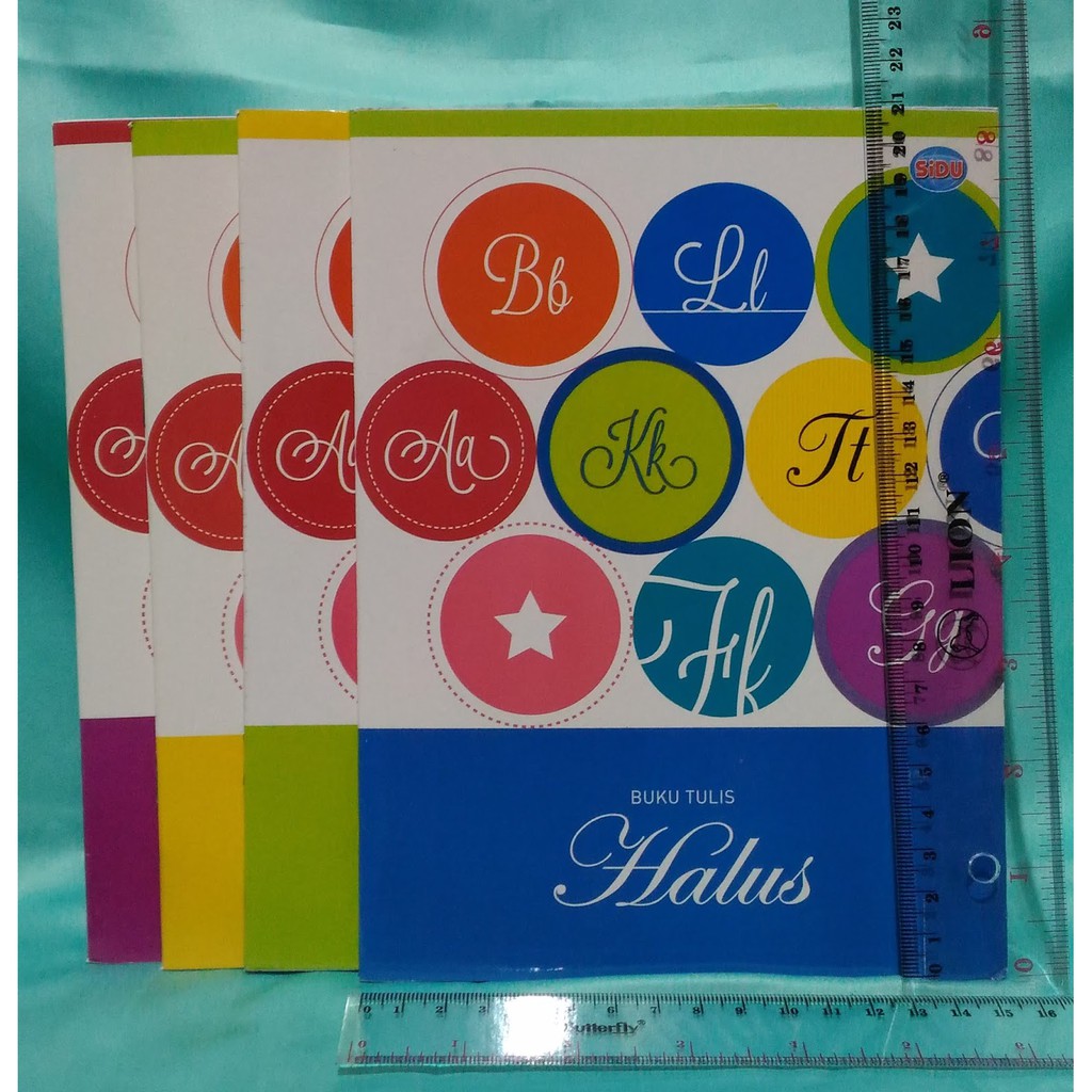 Jual Buku Tulis Halus Garis 3 Garis Tiga Sidu TK SD Halus Kasar Tebal ...