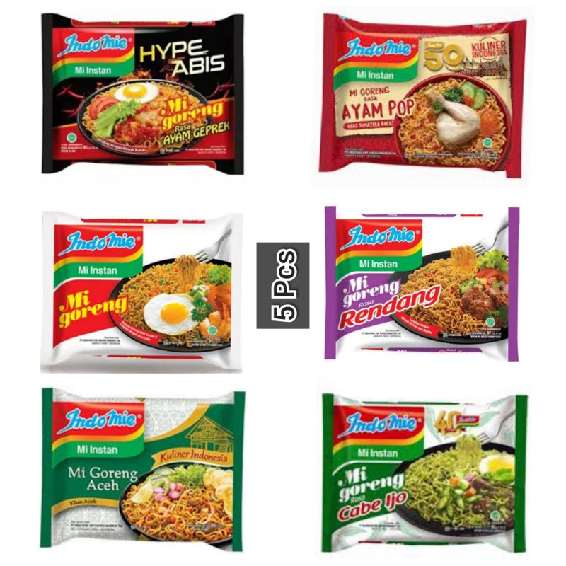 Jual Indomie Mi Goreng / Indomie Goreng 5 Pcs | Shopee Indonesia
