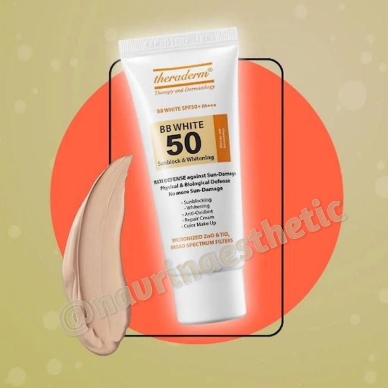 Jual Theraderm BB White SPF 50++ Sunblock Whitening Flek | Shopee Indonesia