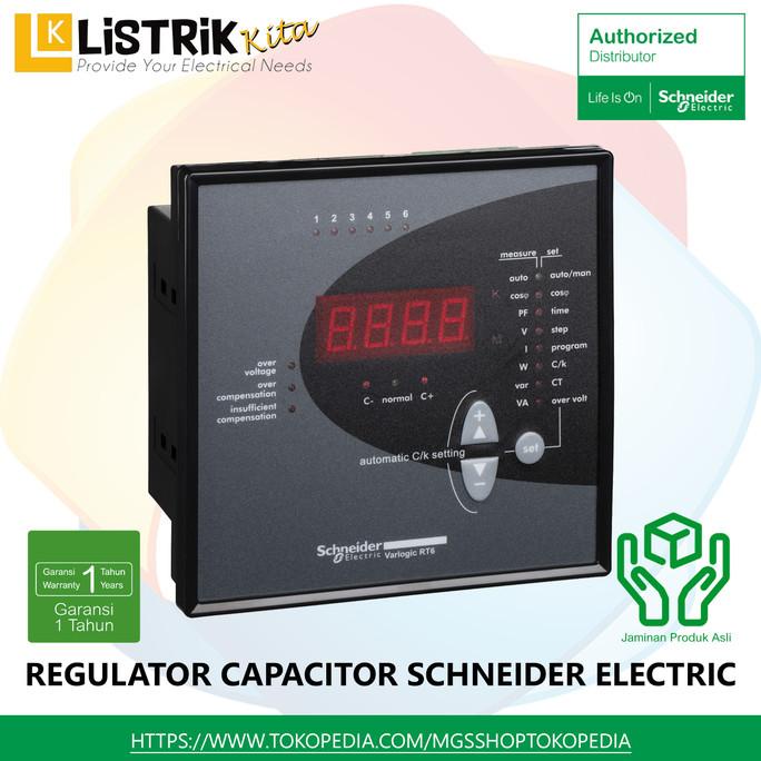 Jual Varlogic RT6 Schneider PF regulator 6 Step - 51207 ready shipping ...