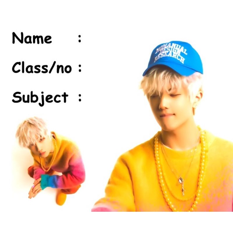 Jual NCT DREAM Sticker Label Nama Buku Book Name Label School | Shopee ...